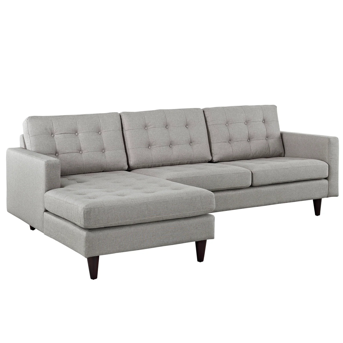 Elliot 99.5" Sectional Sofa - Upholstered Fabric - 6 colors – H3K Home ...